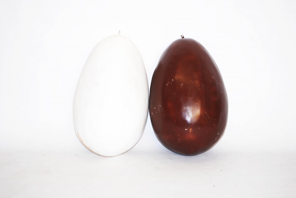 Large Eggs (Fibreglass / 0.5m (H) x 0.3m (W)) - Theme Prop Hire