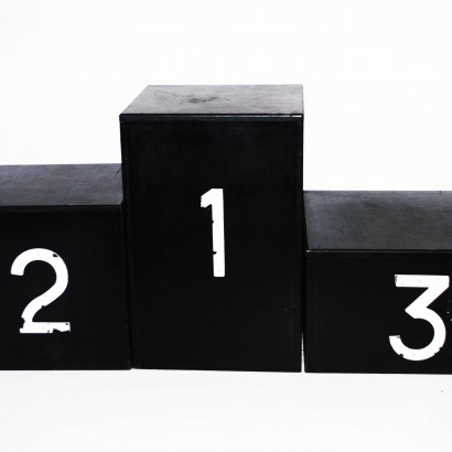 Winners Podium (3 Parts - Total 1.3m (W)) - Theme Prop Hire