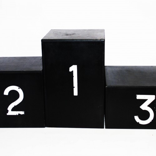 Winners Podium (3 Parts - Total 1.3m (W)) - Theme Prop Hire