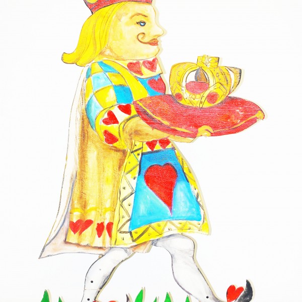 King Cut-out (1.25m (H) x 0.8m (W)) - Theme Prop Hire