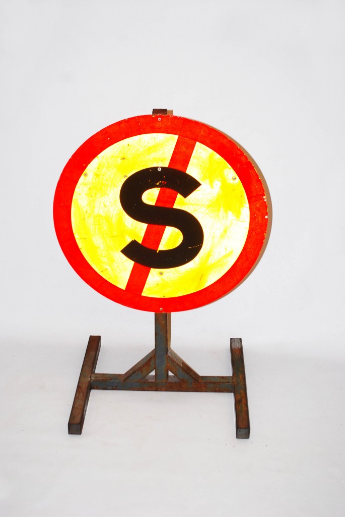 Traffic Sign (No Stopping / on Stand) (0.9m (H) x 0.6m (W)) - Theme ...