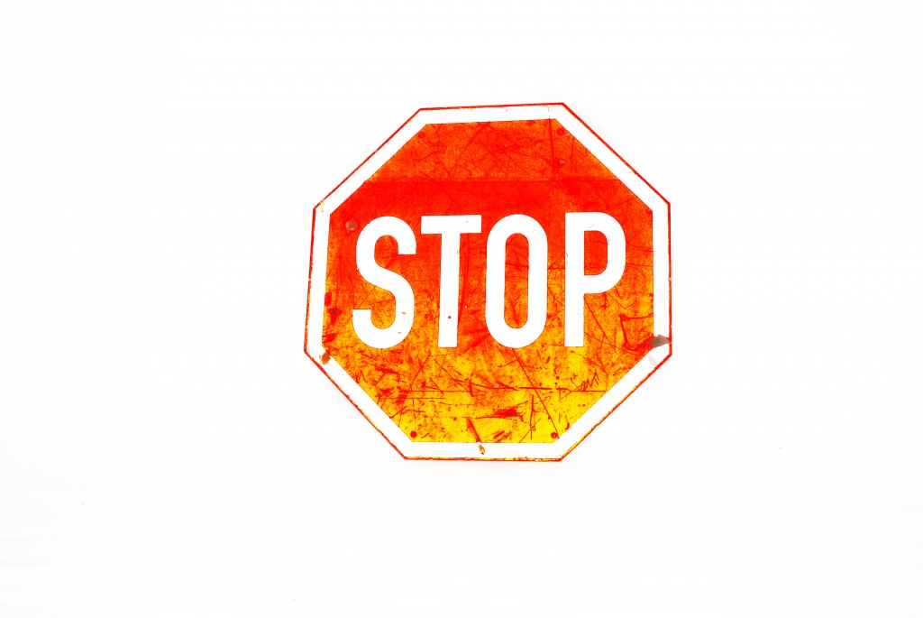 Stop Sign (60cm) - Theme Prop Hire