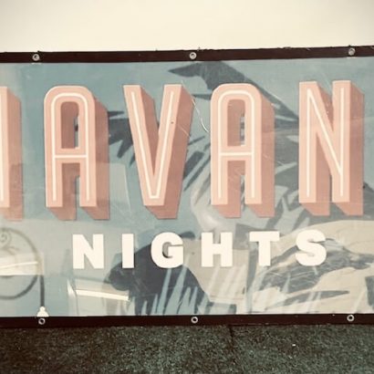 Havana Nights Poster (1.5m H x 0.7m W) - Theme Prop Hire